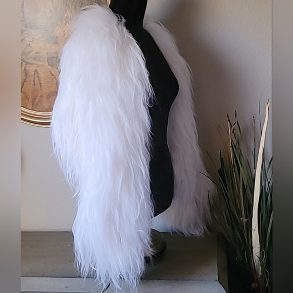 Prada | Jackets & Coats | Vintage Authentic Prada White Kidassia Goat ...